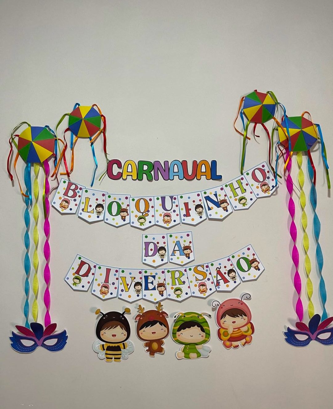 Painel decorativo de carnaval – Mundo da Tia Gê – Recursos Pedagógicos ...